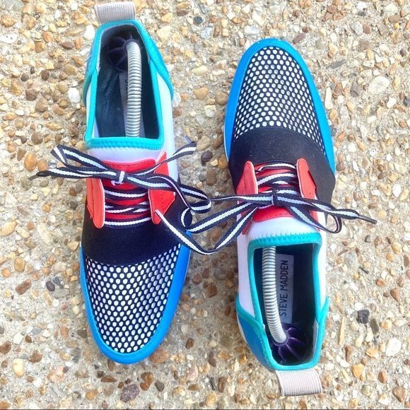 Steve Madden | Shoes | Stevemaddenantics Multicolored Sneakers 85 ...